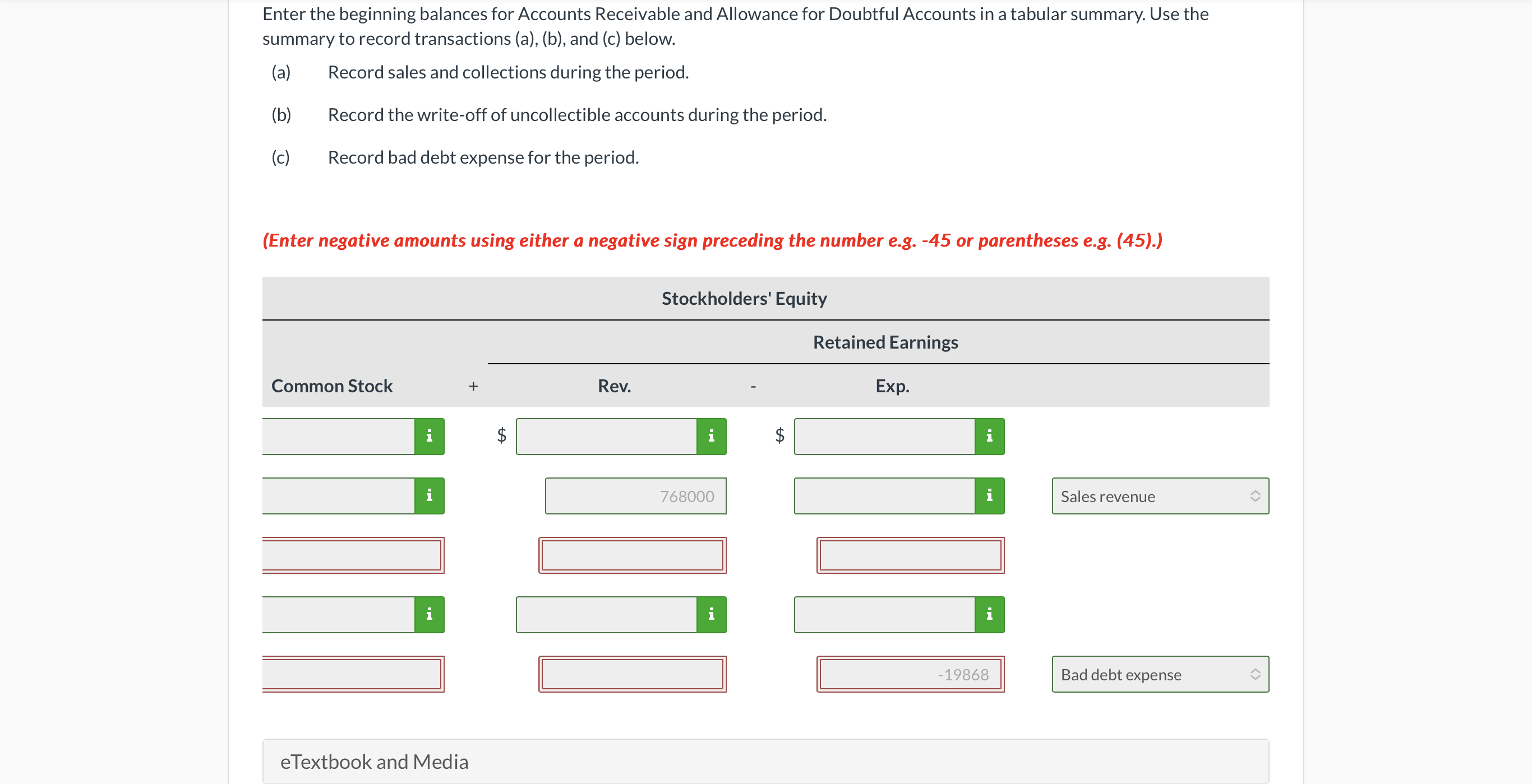 Solved Enter the beginning balances for Accounts Receivable | Chegg.com