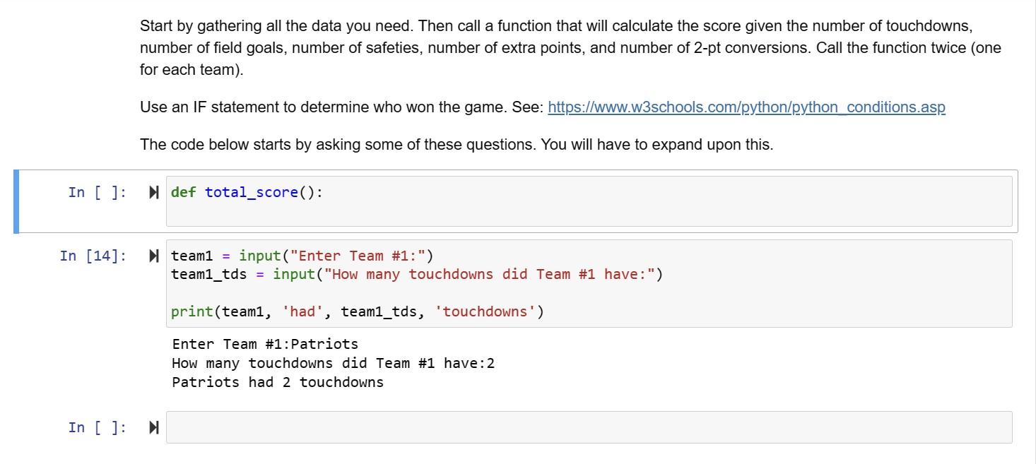 Solved Q11. Final score Points are scored as follows: | Chegg.com