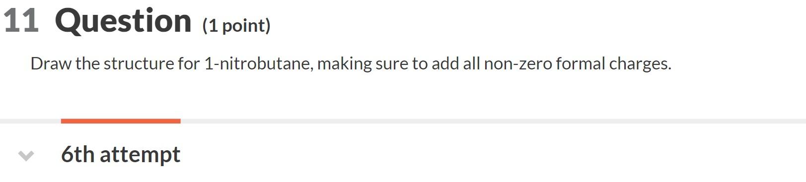 Solved Question ( 1 point) Draw the structure for | Chegg.com