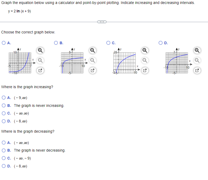 Solved Graph the equation below using a calculator and | Chegg.com