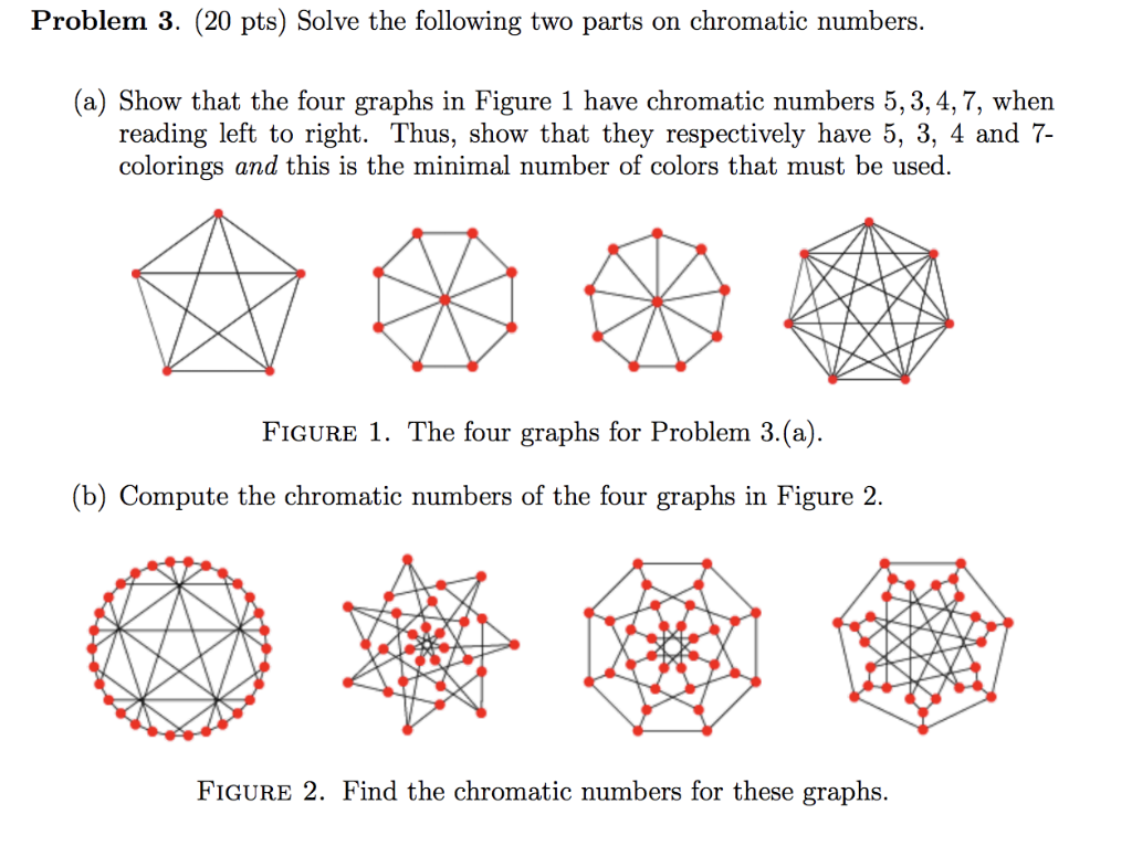 Solved Problem 3. (20 pts) Solve the following two parts on | Chegg.com
