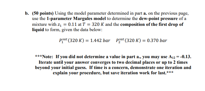 Solved 3. (70 points) Consider a mixture of diethyl ether | Chegg.com