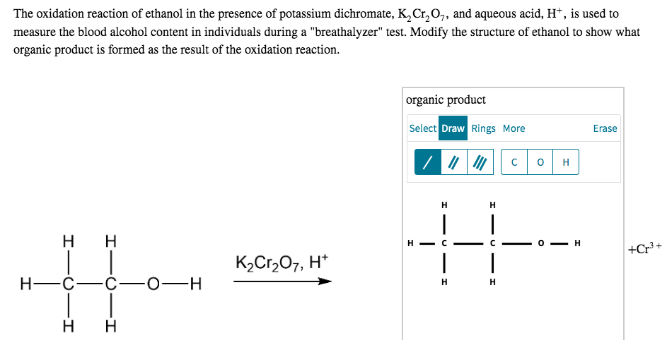 Solved The oxidation reaction of ethanol in the presence of | Chegg.com