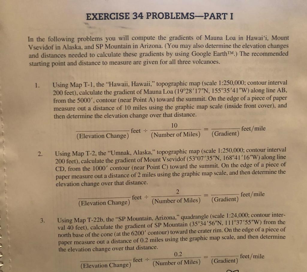 Solved EXERCISE 34 PROBLEMS-PART I In the following problems | Chegg.com