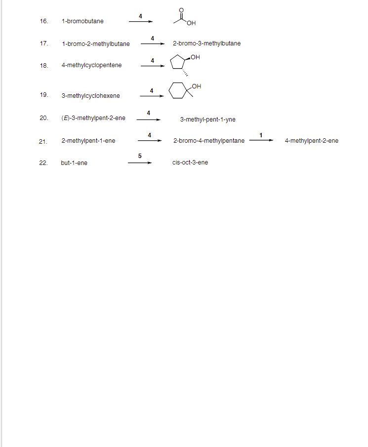 Solved Directions: Using reagents and necessary solvents, | Chegg.com