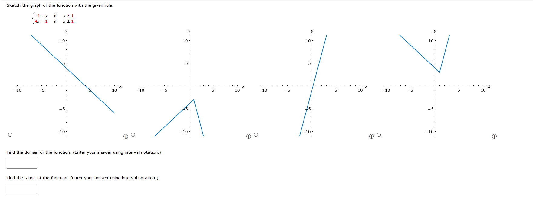Solved Sketch the graph of the function with the given rule. | Chegg.com