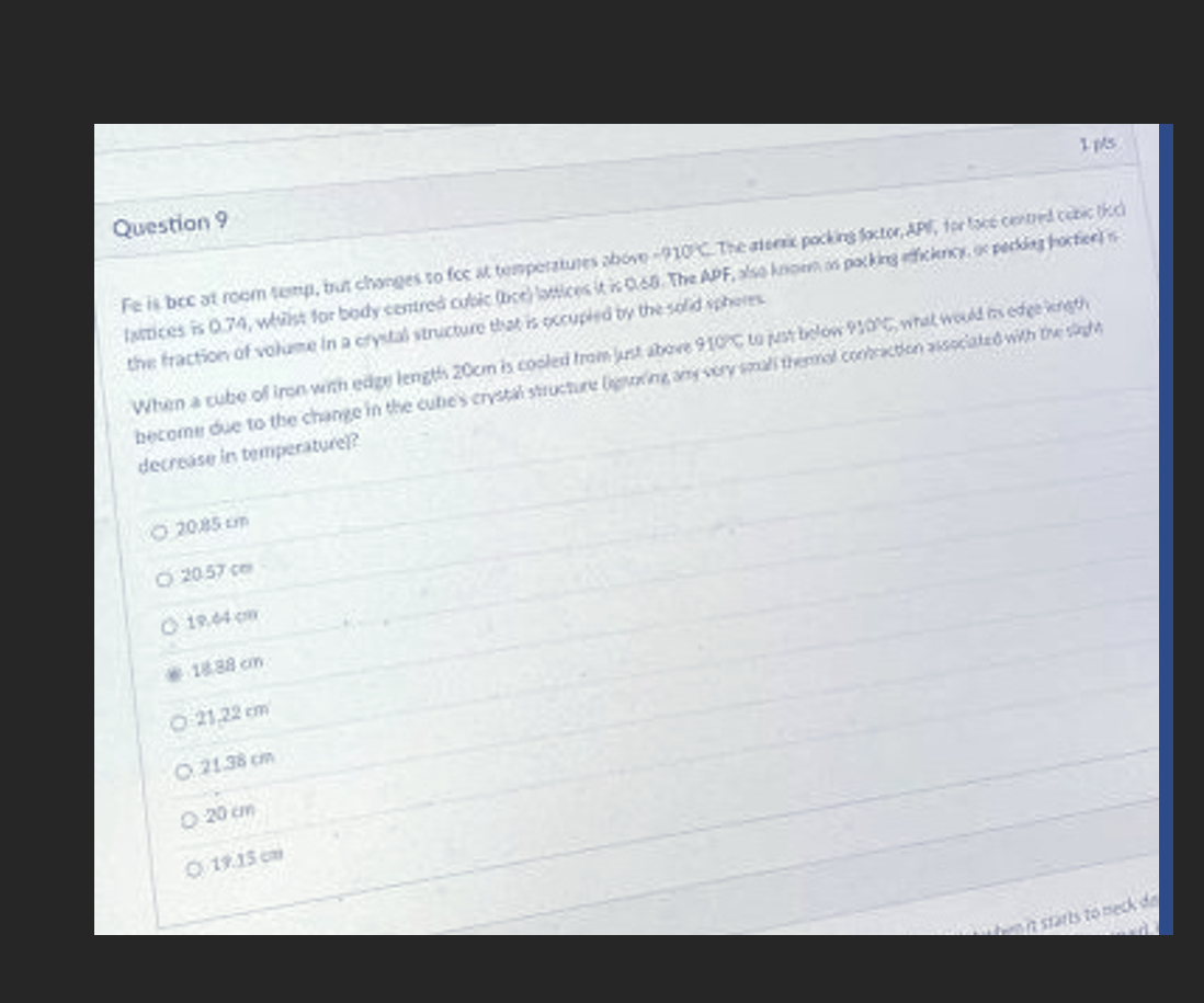 Question 9 decrease in temperature? 20095 20.57ce | Chegg.com