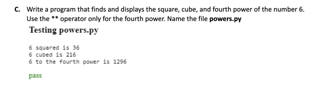 Solved C. Write a program that finds and displays the | Chegg.com