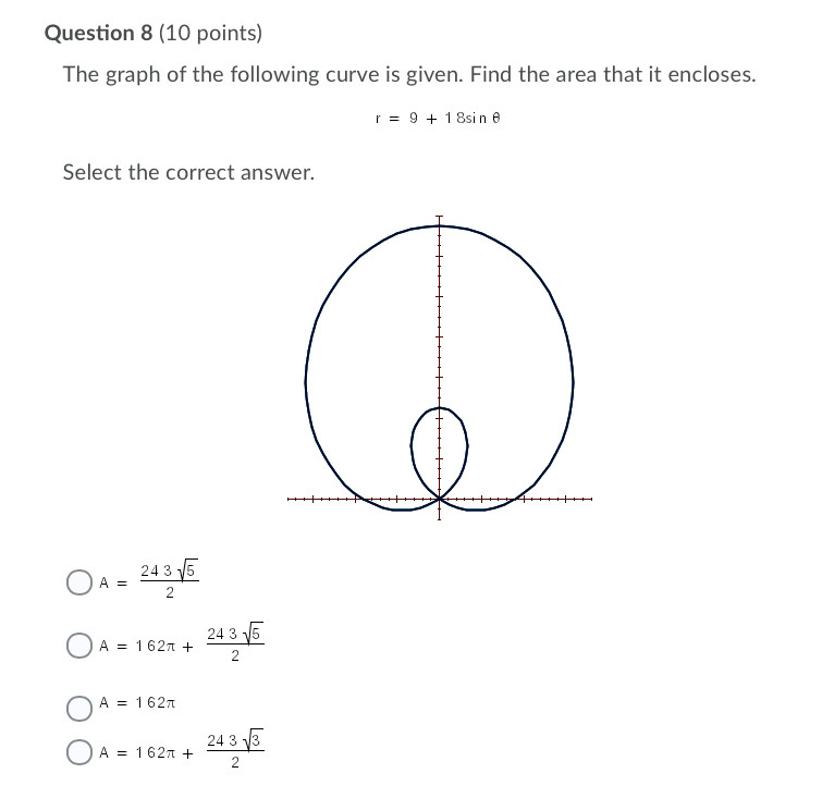 Solved Question 8 (10 points) The graph of the following | Chegg.com