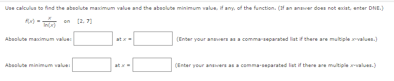 Solved Use calculus to find the absolute maximum value and | Chegg.com