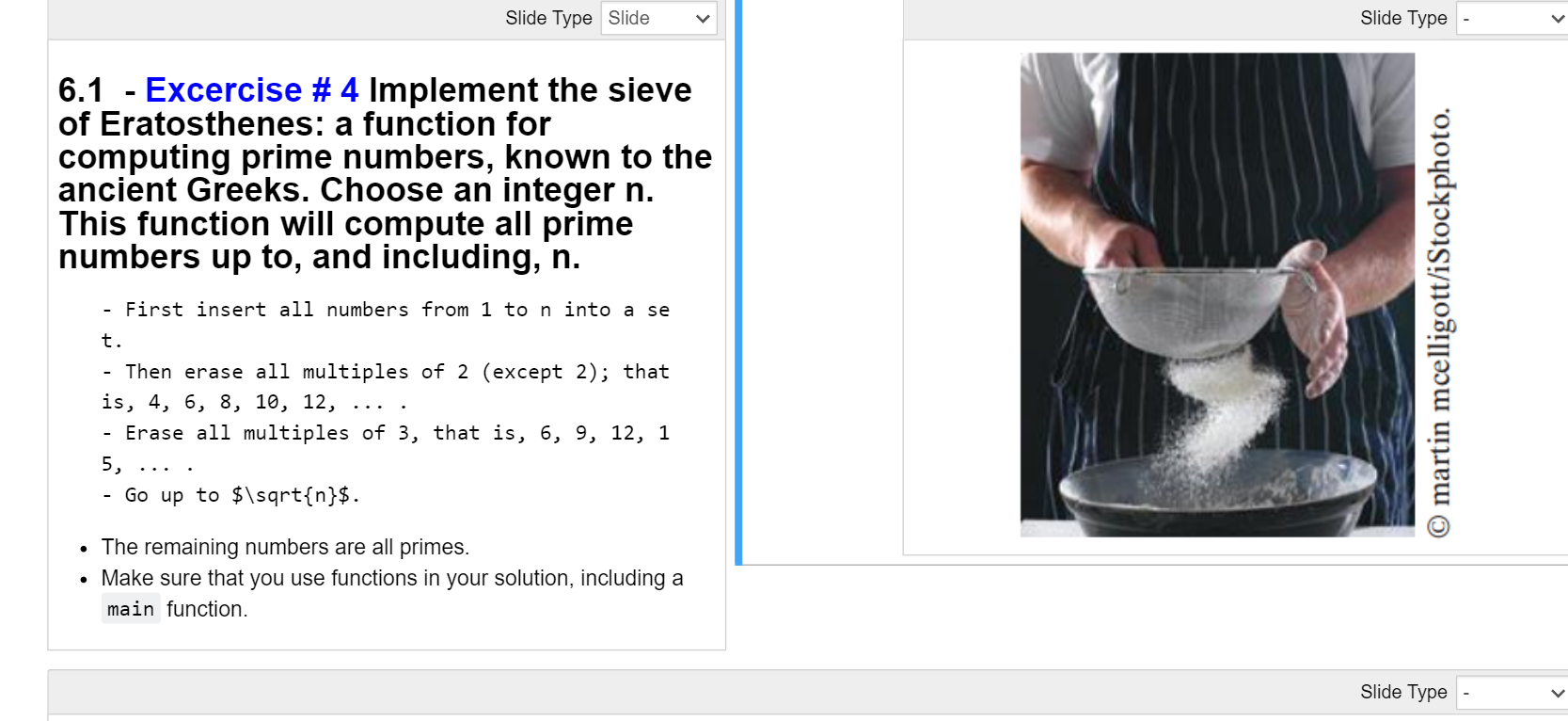 Solved Slide Type Slide Slide Type 6.1 - Excercise # 4 | Chegg.com