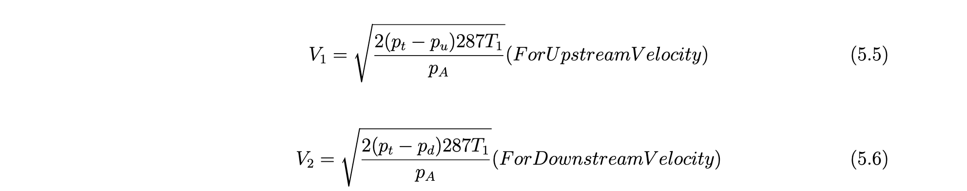 Solved . = Pt Total Pressure at Pitot(Pt)= Upstream Static | Chegg.com