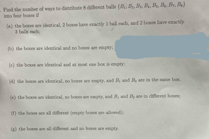 Solved please help solving using formulas like: n^m for | Chegg.com
