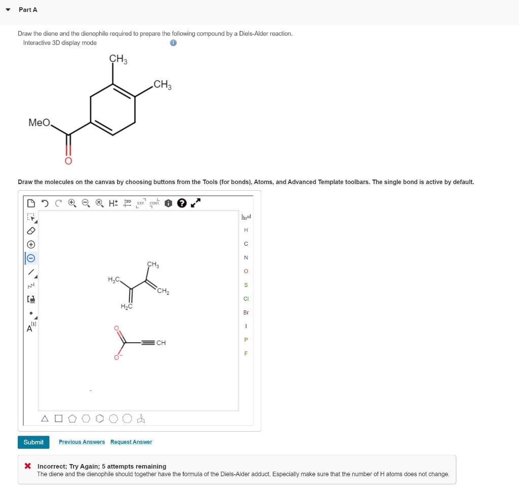 Solved Draw the diene and the dienophile required to prepare | Chegg.com