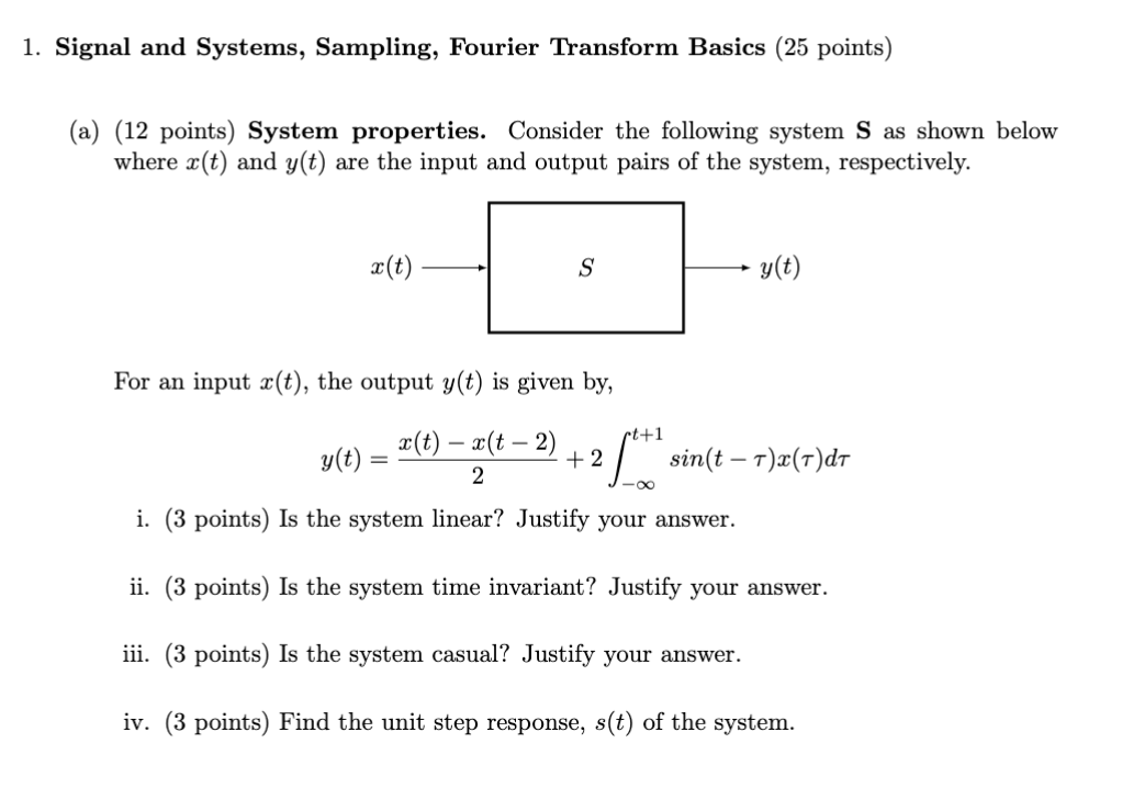 Solved Signal And Systems Sampling Fourier Transform 2914