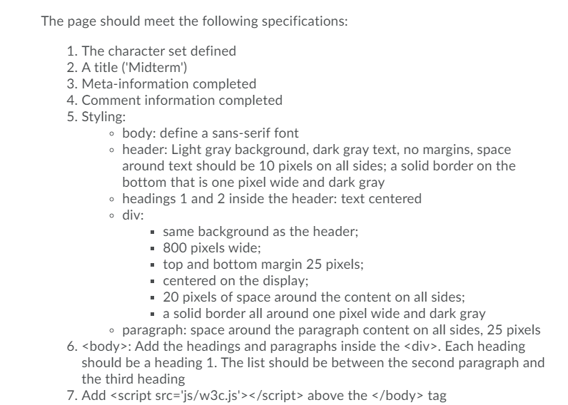 Solved Web Design An Overview