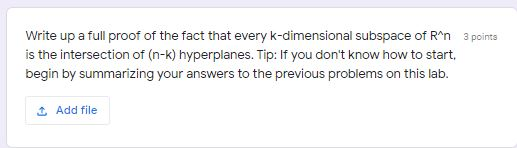 Solved The goal of this lab is to prove the following | Chegg.com