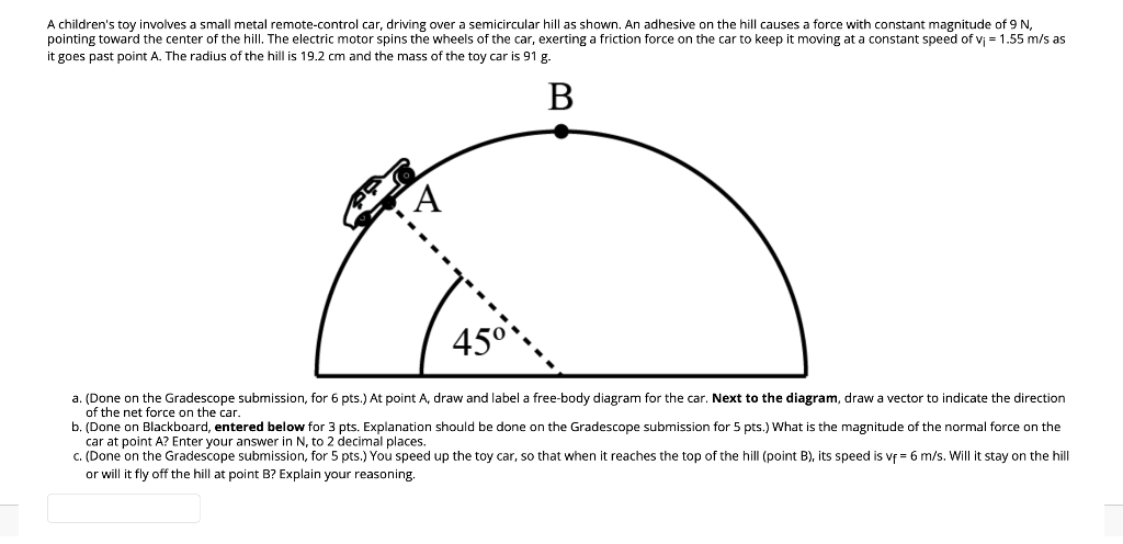 Solved A children's toy involves a small metal | Chegg.com