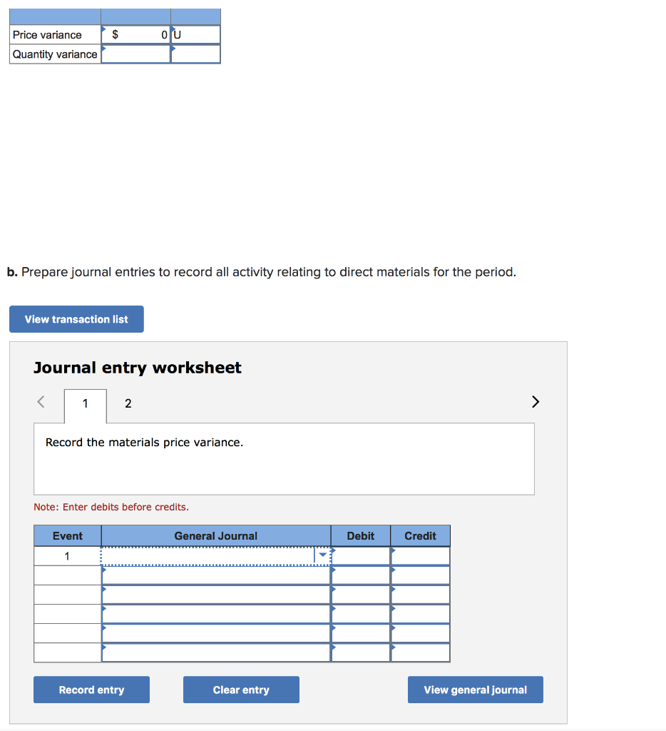 Solved Problem 10B-3 Comprehensive Variance Analysis; | Chegg.com