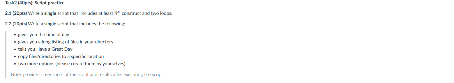 Solved 2.1 (20pts) Write a single script that includes at | Chegg.com