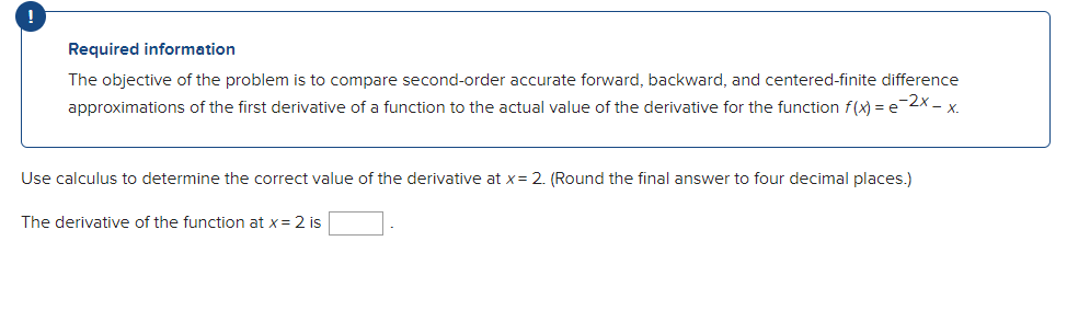 Solved Required Information The Objective Of The Problem Is