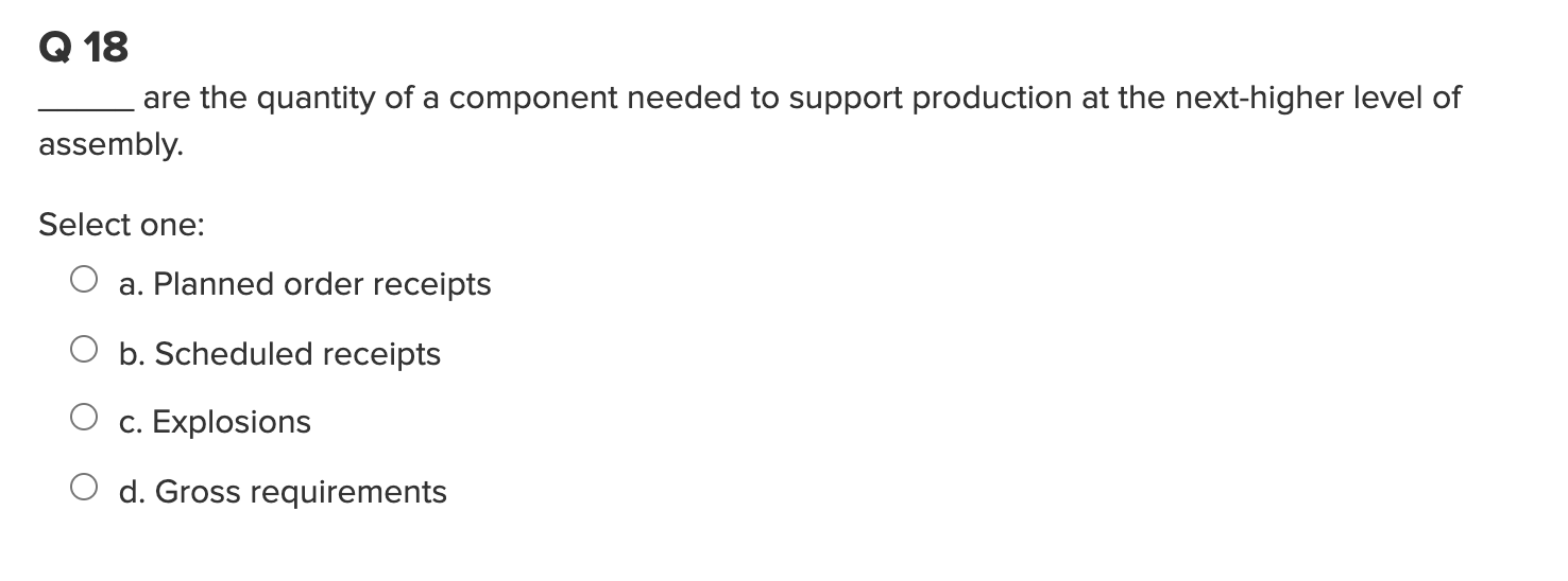 Solved Q 13 The periodic-order quantity (POQ) can be | Chegg.com