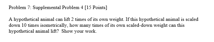 Solved Problem 7: Supplemental Problem 4 [15 Points] A | Chegg.com