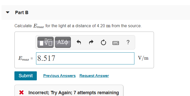 Solved A monochromatic light source with a power output of | Chegg.com