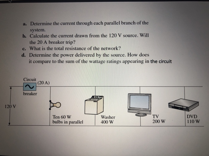 Solved Determine the current through each parallel branch of | Chegg.com