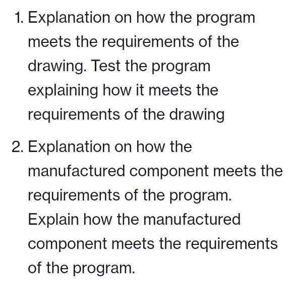 Solved 1. Explanation on how the program meets the | Chegg.com