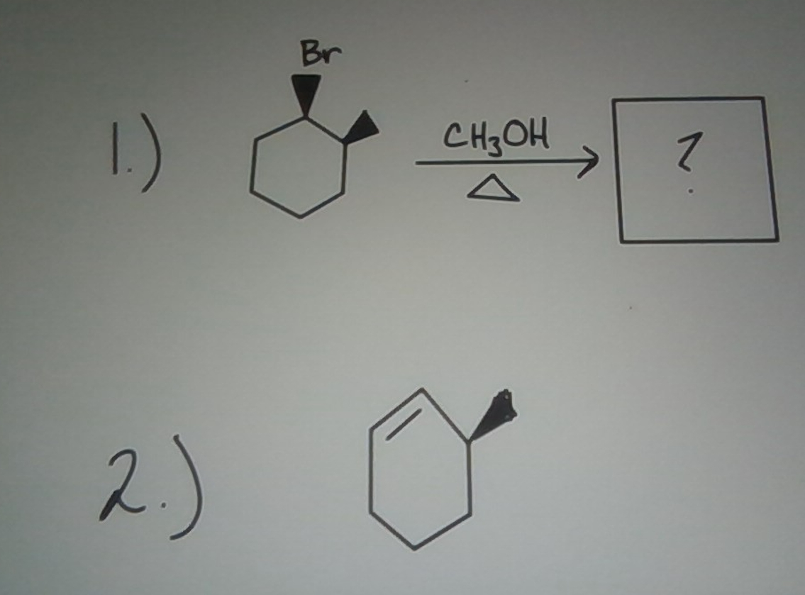 Solved 1.draw the electron pushing mechanism for reaction, | Chegg.com