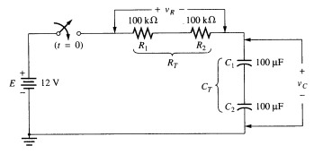 Solved a) Write the mathematical expression for the voltage | Chegg.com