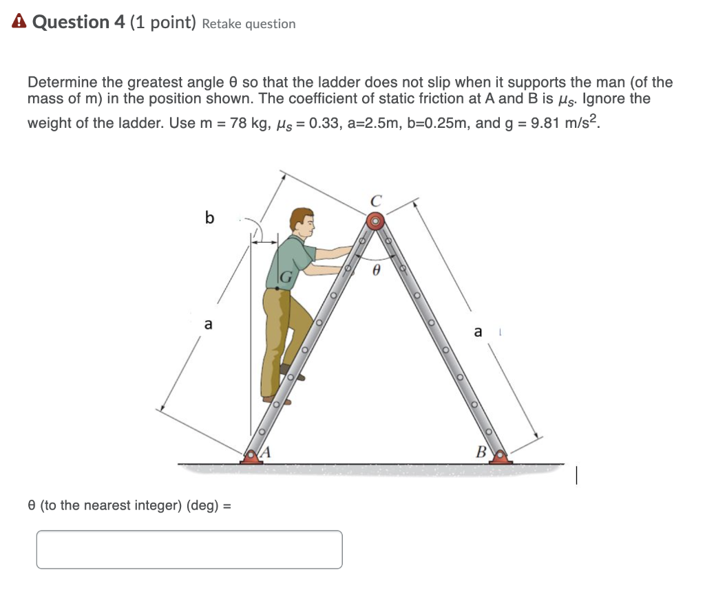 Solved A Question 4 (1 point) Retake question Determine the | Chegg.com