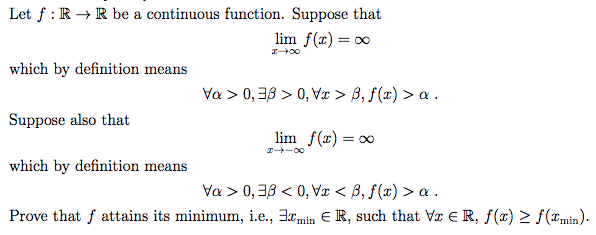 Solved Let f:R+R be a continuous function. Suppose that lim | Chegg.com