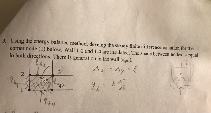 Solved Using the energy balance method, develop the steady | Chegg.com