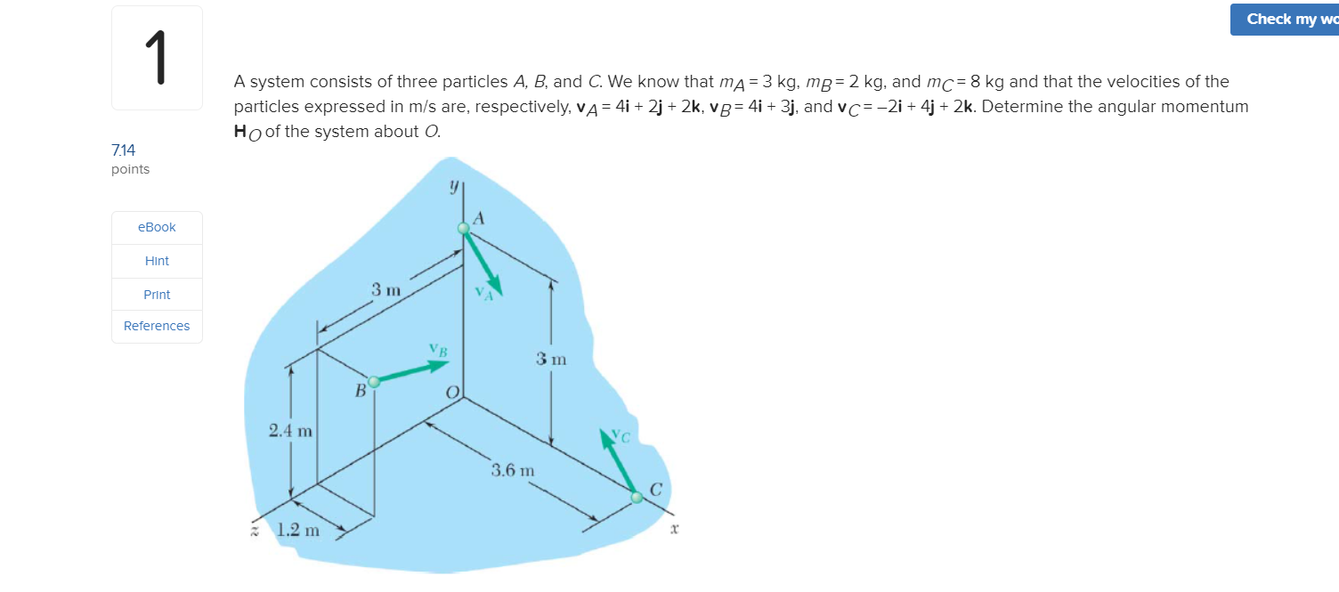 Solved Check my work View previous attempt A system consists | Chegg.com