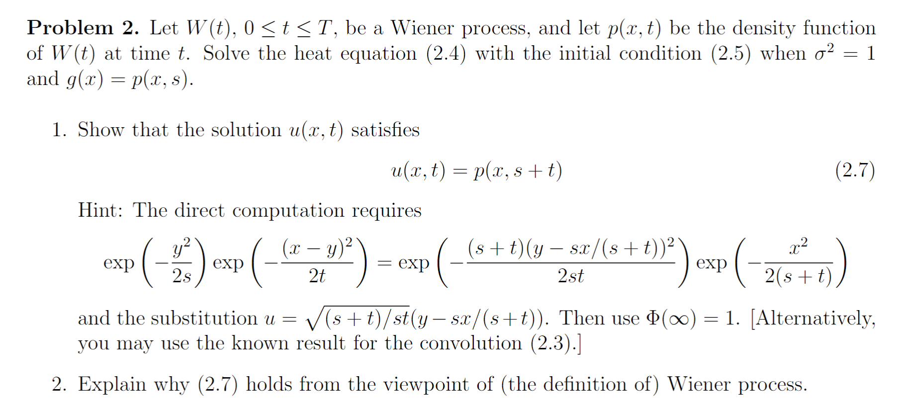 Sum of independent random variables. Let X and Y be | Chegg.com