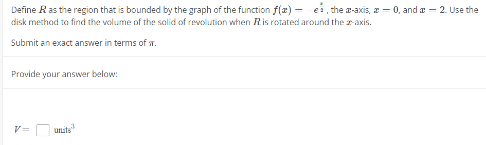 Solved Define R as the region that is bounded by the graph | Chegg.com