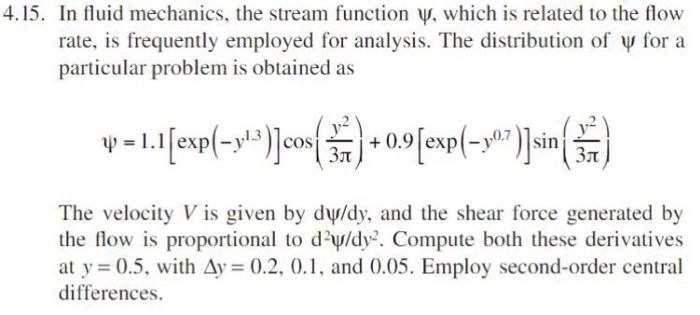 Solved In fluid mechanics, the stream function Psi which is | Chegg.com