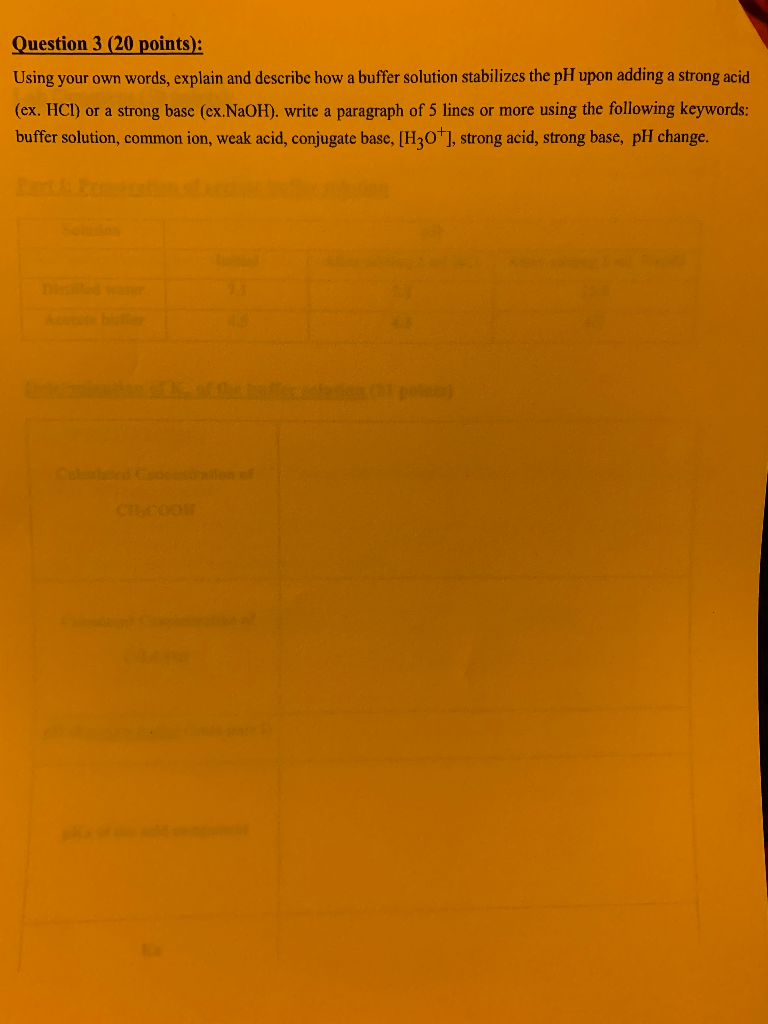 Solved Question 3 (20 points): Using your own words, explain | Chegg.com