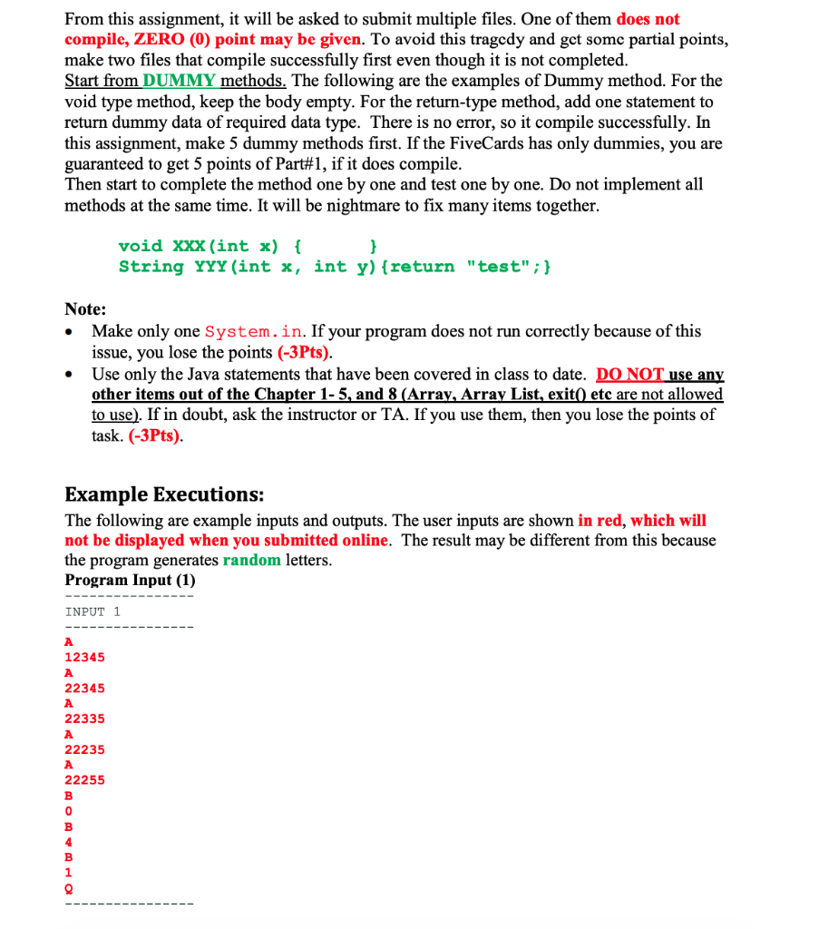 CSE 110 - Assignment #4 Maximum points: 20 pts . | Chegg.com