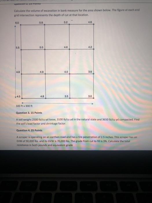 Solved Question 1.35 Points Determine mass ordinate data for | Chegg.com