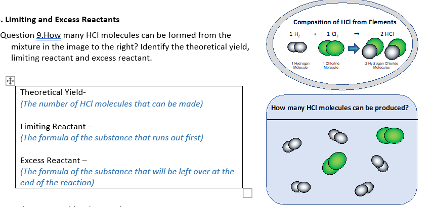 Solved Composition of HCl from Elements 1 C12 2 HCI 1 H2 - | Chegg.com