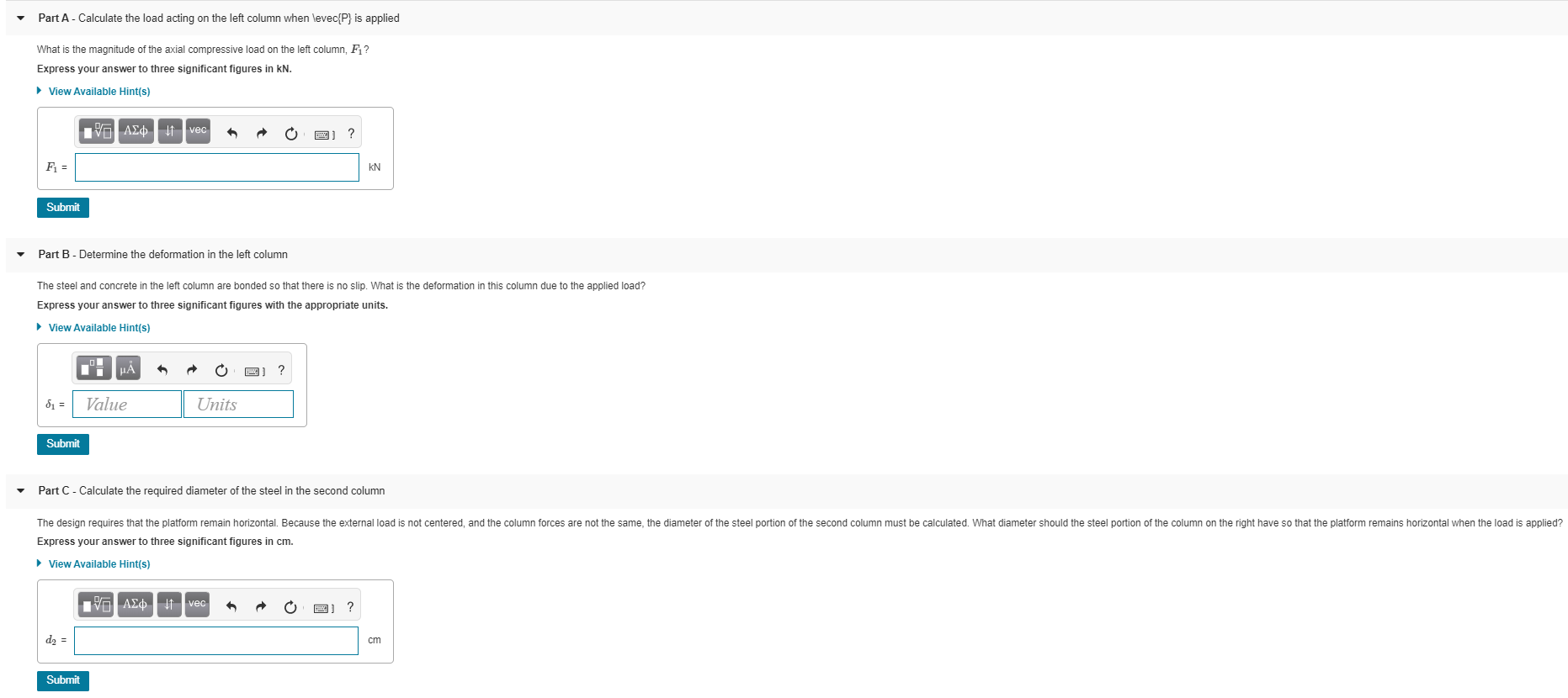 Solved Learning Goal: To use deformation compatibility | Chegg.com
