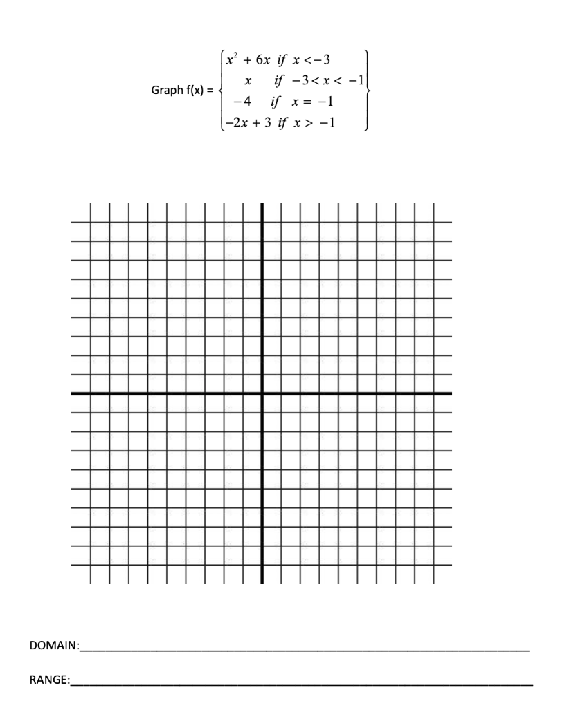 Solved x Graph f(x) = (x² + 6x if x
