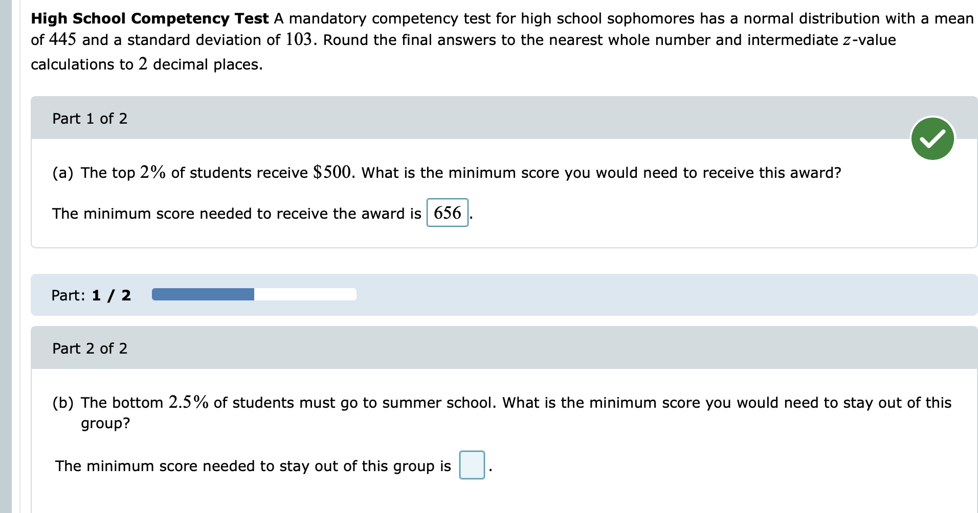 Solved High School Competency Test A mandatory competency | Chegg.com