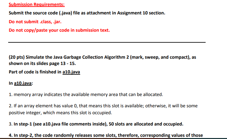 Solved // step-3. compact // your code starts here // your | Chegg.com