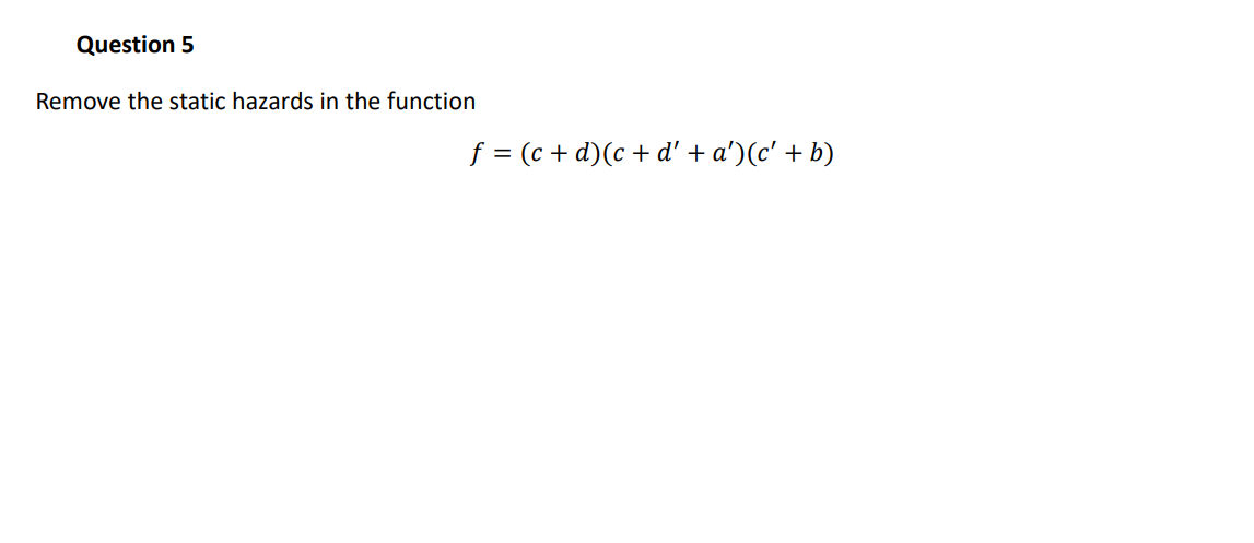 Solved Simplify f using three-entered-variable K-Map. Assign | Chegg.com