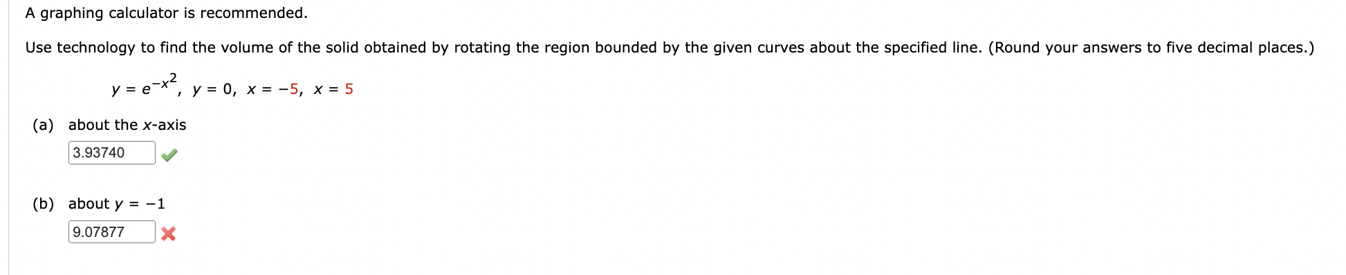 Solved A graphing calculator is recommended. Use technology | Chegg.com