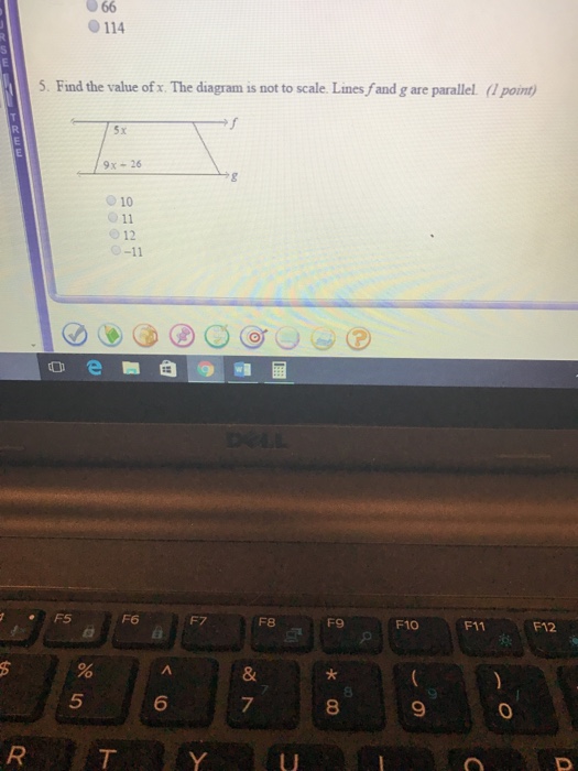 Solved Find the value of x. The diagram is not to scale. | Chegg.com